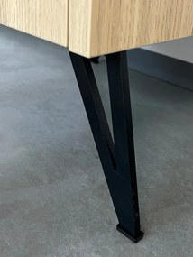 In-Design Nábytková nožka kovová LASER 7 černá industry