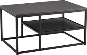 Tempo Kondela Konferenční stolek BARMIO, grafit/černý kov