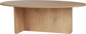 Designový konferenční stolek Wealote 120 cm vzor dub