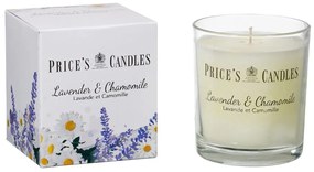 Price´s Price's vonná svíčka ve skle Lavender & Chamomile - hoření 45h