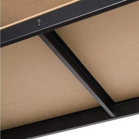 Fistar Regál 240x120x40 cm lakovaný 6-policový, nosnost 720 kg - ČERNÝ