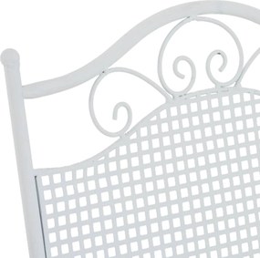 Sada 2 zahradních židlí Kiran – bílá