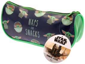 _Ostatní 1_ Penál Star Wars: Mandalorian kulaté dětské školní pouzdro na zip sr73281