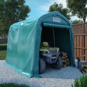 Plachtová garáž PVC 1,6 x 2,4 m zelená 3056430