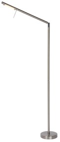 Lucide 12719/06/12 stojací LED lampa Bergamo saténový chrom, 7,2W, 3000K, 120cm
