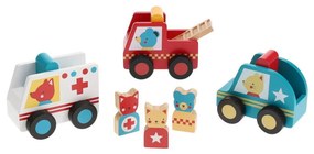 Petit Collage Záchranářská autíčka s figurkami