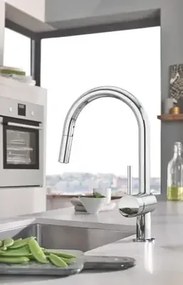 Grohe Minta - Dřezová baterie s výsuvnou sprškou chrom