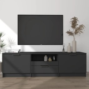 vidaXL TV skříňka 140 x 35 x 40 cm kompozitní dřevo [811452] Barva: Černá