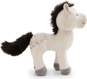 NICI plyš Pony Mony bílý 17 cm / GREEN kolekce / od 12 měsíců