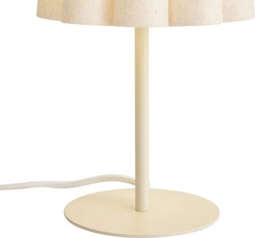 Japandi stolní lampa béžová s látkovým stínidlem 35cm - Jenni