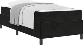 Rám postele Černá 90 x 190 cm textil 3399032