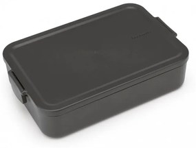 Brabantia MAKE&TAKE LARGE Obědový box 25,5x16,7x6 cm - tmavě šedá