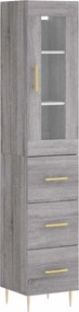 Skříň highboard šedá sonoma 34,5 x 34 x 180 cm kompozitní dřevo 3199231
