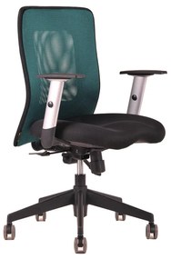 Office Pro Kancelářská židle CALYPSO Barva sedáku: 1111 černá, Barva opěráku: 1511 zelená