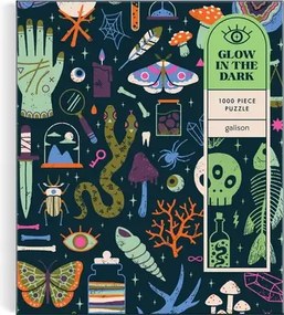 GALISON Svítící puzzle Okultní a zvláštní / 1000 dílků