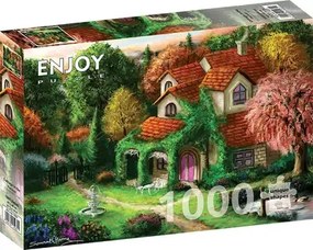 ENJOY Puzzle Chaloupka v lese / 1000 dílků / od 14 let