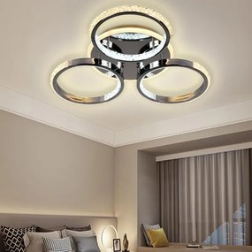 LED Stmívatelný přisazený lustr LED/60W/230V 3000-6500K + dálkové ovládání