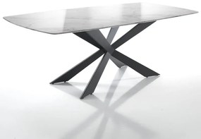 Tomasucci Stůl TIPS MARBLE 76x100x200cm, černo-mramorový