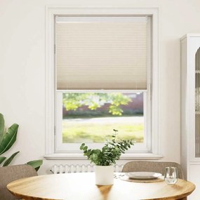 Plisovaná roleta 80 x 125 cm krémová 240634
