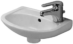 Duravit Duraplus - Umývátko Compact s přepadem, 37x27 cm, bílá 0797350000