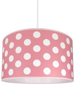 LAMPDAR | Dětský lustr DOTS PINK 1xE27/60W/230V | SA0306