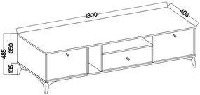 Falco TV stolek Tomila 313/1 černý grafit