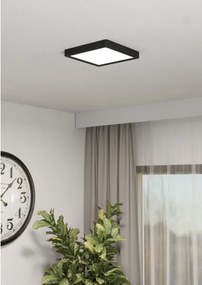 Eglo 901374-LED RGBW Stm. kou. st. sv. FUEVA-Z LED/10,5W/230V 22x22cm IP44 černá