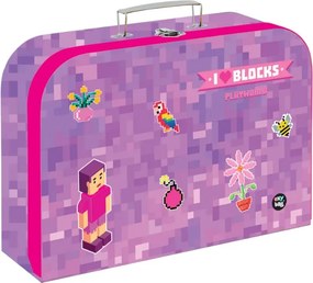 OxyBag Kufřík lamino 34 cm Playworld Girl