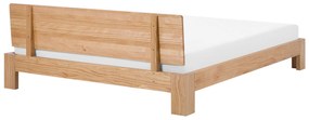 Dřevěná postel s lamelovým roštem 180x200 cm ROYAN Beliani