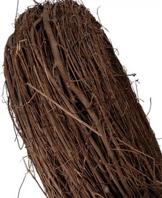 Přírodní hnědý proutěný jilmový věnec Elm L - Ø 50*14 cm