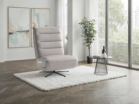 XXXLutz RELAXAČNÍ KŘESLO, kůže, světle šedá Sit & More - Online Only křesla & taburety - 000144038091