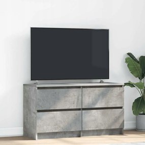 Tv Skříňka Betonově Šedá 100X35X54 Cm Kompozitní Dřevo Betonová šedá 100