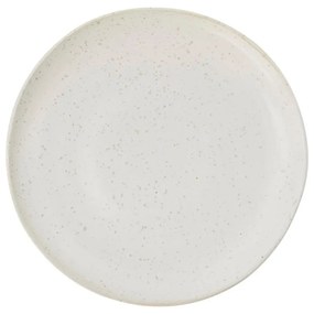 House Doctor Mělký talíř PION 28,5 cm šedobílý