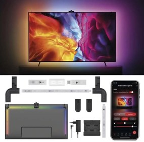 Emos gosmart ambientní led rgb osvětlení za tv 55“ (139 cm)