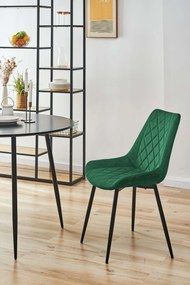 Jídelní židle Sariel (tmavě zelená) (2ks). 1071281