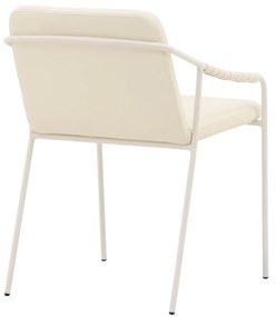 Jídelní židle Tvist, 2ks, béžová, 59x52x78