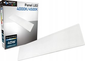 Led závěsný stropní panel 40W 30x120cm 4000K kazetová lampa stropní svítidlo
