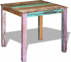 Jídelní stůl masivní recyklované dřevo 80 x 82 x 76 cm 243452