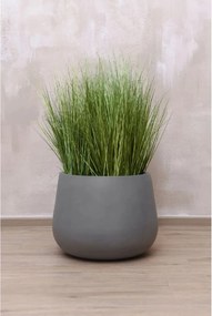 Umělá tráva v květináči ZEBRA, plast, výška 60 cm, zelená