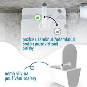 Sipo Bezpečnostní zámek toaletního sedátka