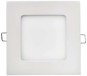 LED panel 120 × 120, čtvercový vestavěný bílý, 6W teplá bílá 70929