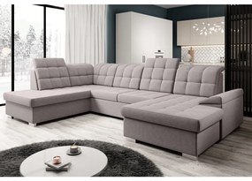 Kondela Rozkládací sedací souprava, šedobéžová Taupe, levá, OREO U