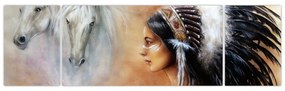 Obraz - Kouzla indiánů (170x50 cm)