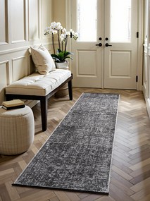 ELLE Decoration, Běhoun Brilliance Prisma 106310 Silver Grey z kolekce Elle, 80x250, šedá, ložnice
