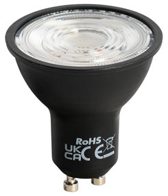 Sada 5 ks GU10 LED lampa černá 7W 610 lm 3000K