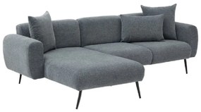 Hanah Home Rohová pohovka SIDE šedá levá 252 cm