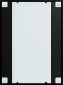 vidaXL Nástěnná zrcadla 3 ks černá 80 x 60 cm kov [3189033]