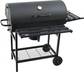 Cattara Gril BARREL MID na dřevěné uhlí / Rošt 70 x 35 cm / teploměr /