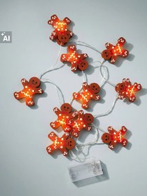 Sinsay - Vánoční LED girlanda s motivem perníčků - hnědá
