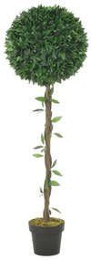 Umělá rostlina vavřín s květináčem zelená 130 cm,  280200 HangarStore.cz